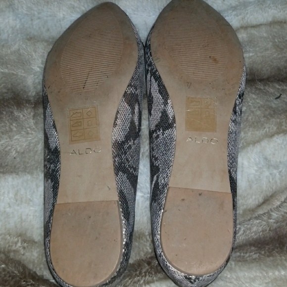 Aldo | Shoes | Aldo Snake Print And Stones Flats | Poshmark